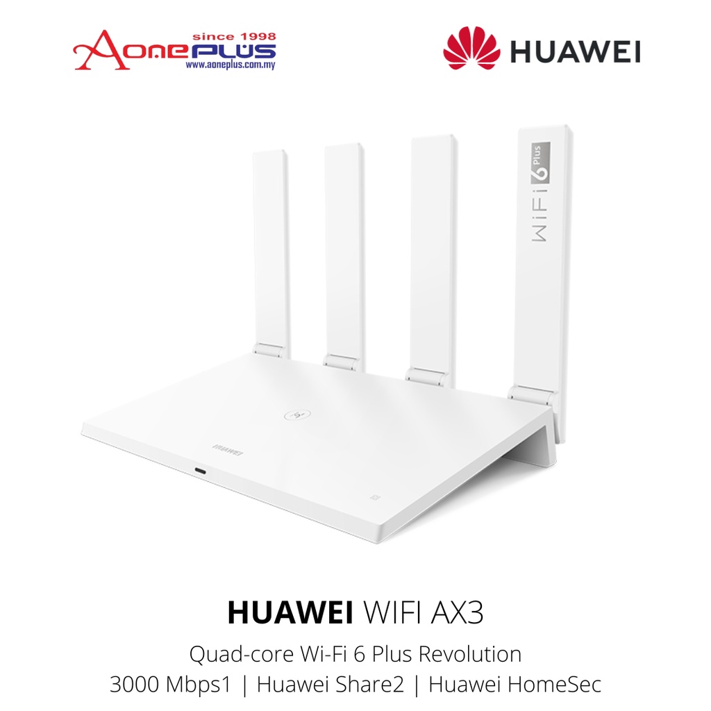 (AONE PLUS SS2)HUAWEI WiFi AX3 Wi-Fi 6 (Dual-core) Wireless Router | Shopee Malaysia