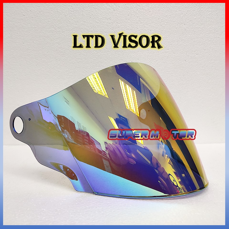 SIANG MALAM V-SHAPED VISOR FOR HELMET INDEX SWAN LTD BOB HEATH GOLD ...