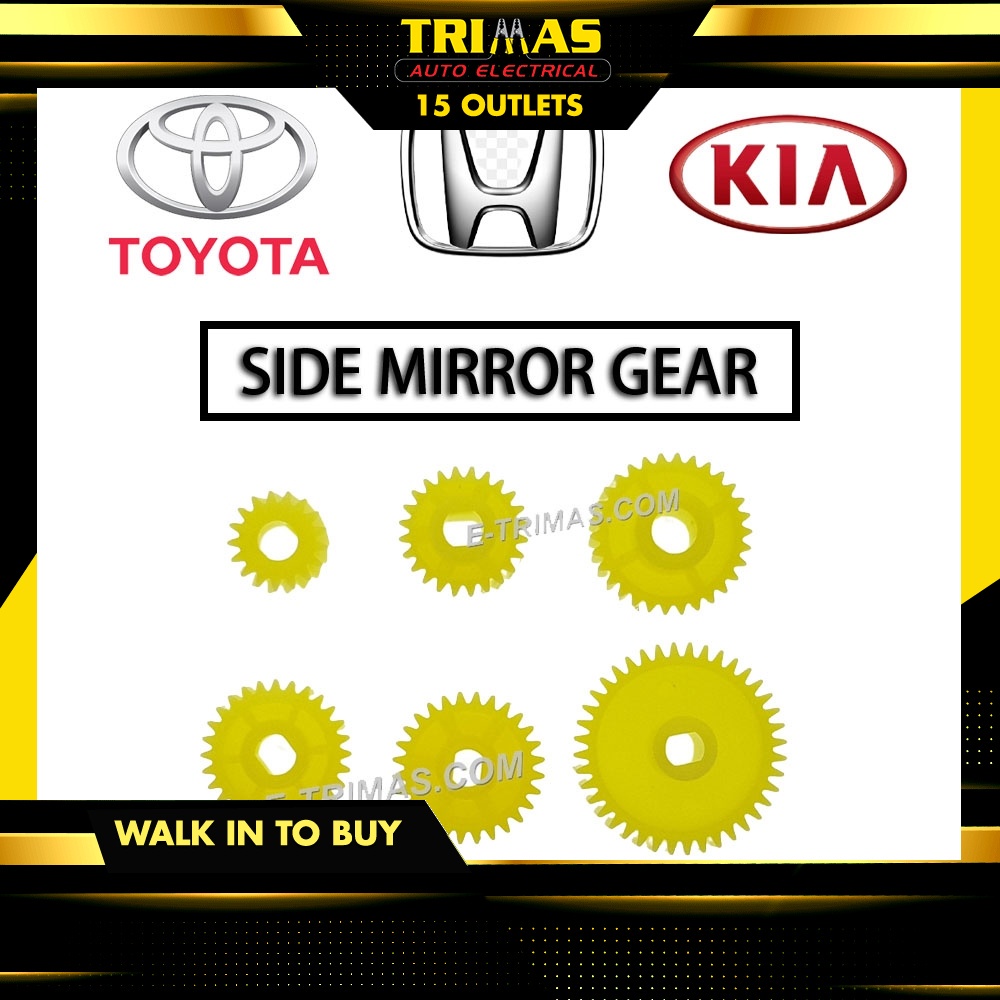 Auto Side Mirror Gear Toyota Honda Perodua Hyundai Kia Power Automatic ...