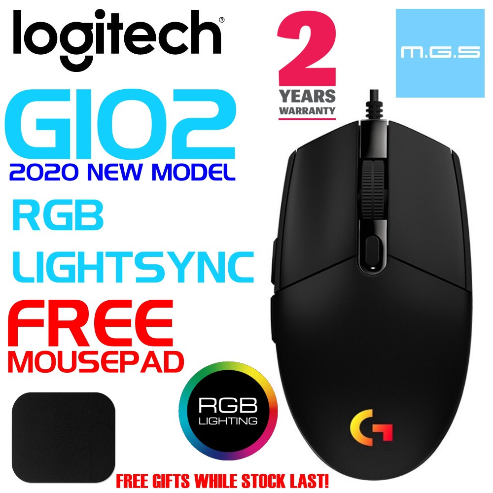 Logitech G103 G102 GAMING RGB / G502 / G102 GAMING OPTICAL MOUSE ...