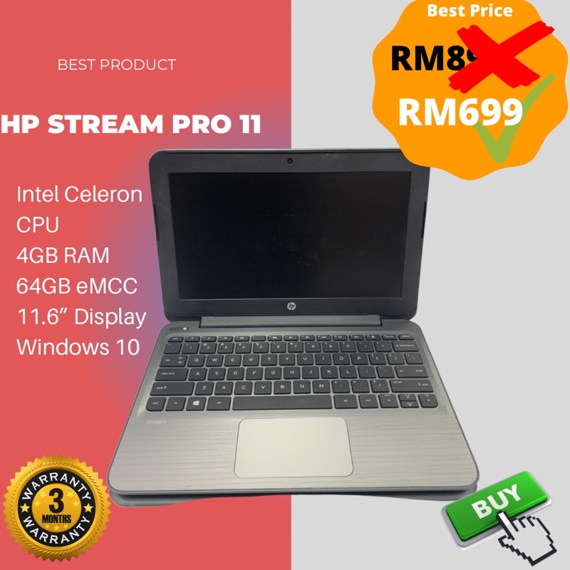 HP Stream Pro 11 Like New | Shopee Malaysia