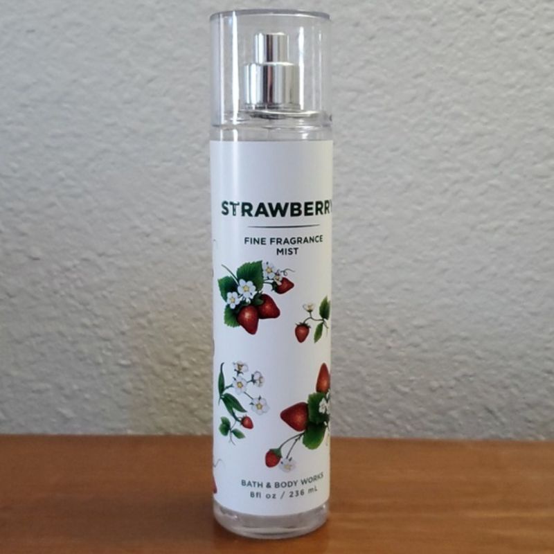 Original STRAWBERRY 🍓 Bath And Body Works Fragrance Mist 236ML | Shopee ...