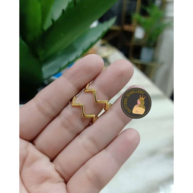 CINCIN EMAS SUASA 375 : ZIGZAG | Shopee Malaysia