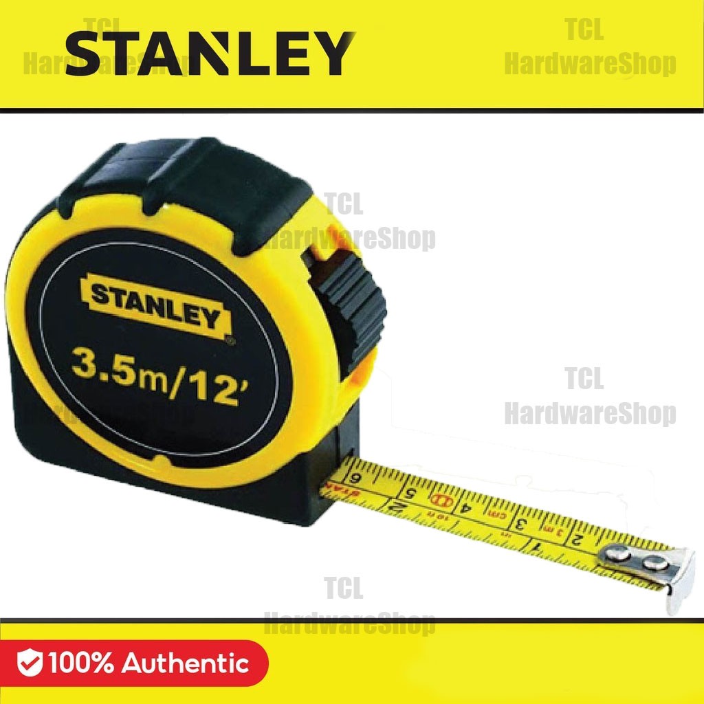 [100% Original] 30-611 STANLEY 3.5M/12' MEASURING TAPE [100% Original ...
