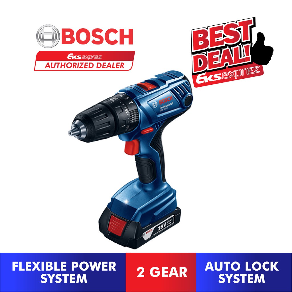 BOSCH GSB 180-LI Professional Cordless Combi Drill (18V) 0 601 9F8 3L0 | Shopee Malaysia