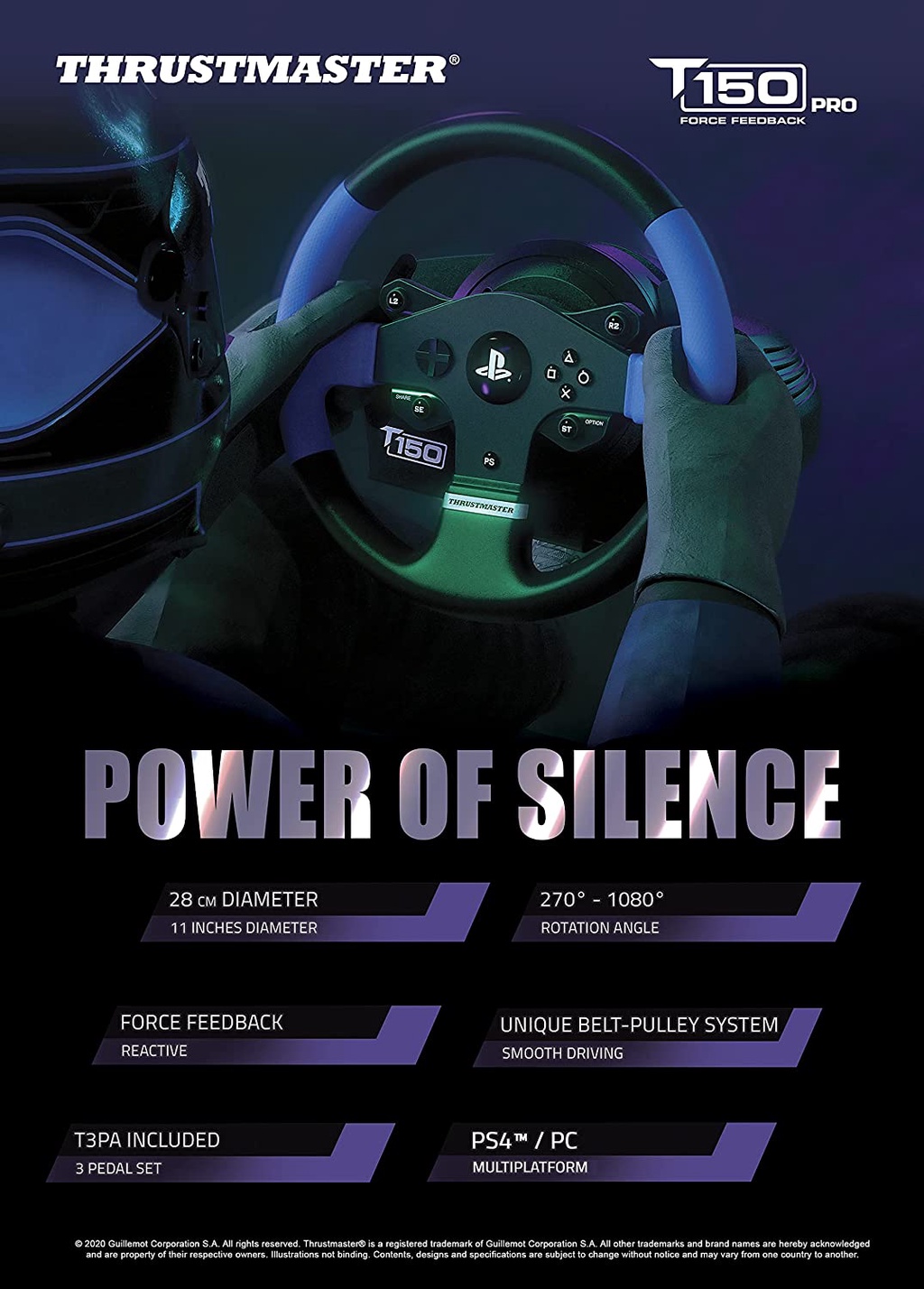 Thrustmaster T150 Pro Racing Wheel (PS5/PS4/PS3/PC) | Shopee Malaysia