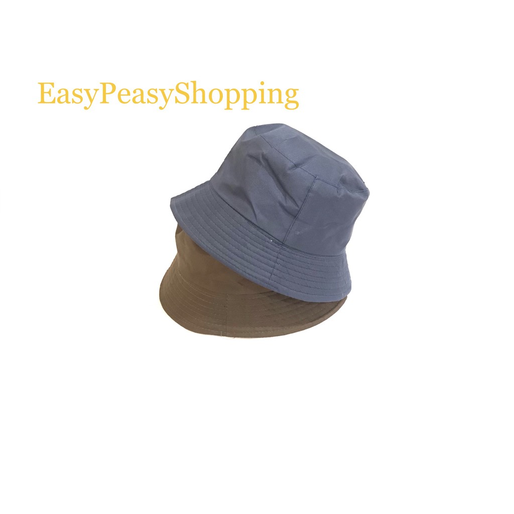 Topi Nelayan /Topi Kain / Plain Bucket Hat RANDOM COLOUR | Shopee Malaysia