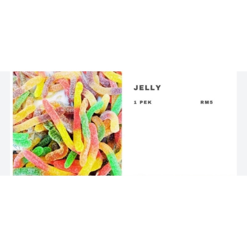 WORM GUMMY JELLY CACING HALAL BERGULA | Shopee Malaysia