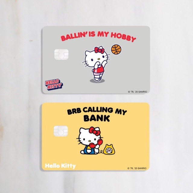 (Hello Kitty Series) HelloKitty Card Sticker Cover Skin ATM / Debit ...