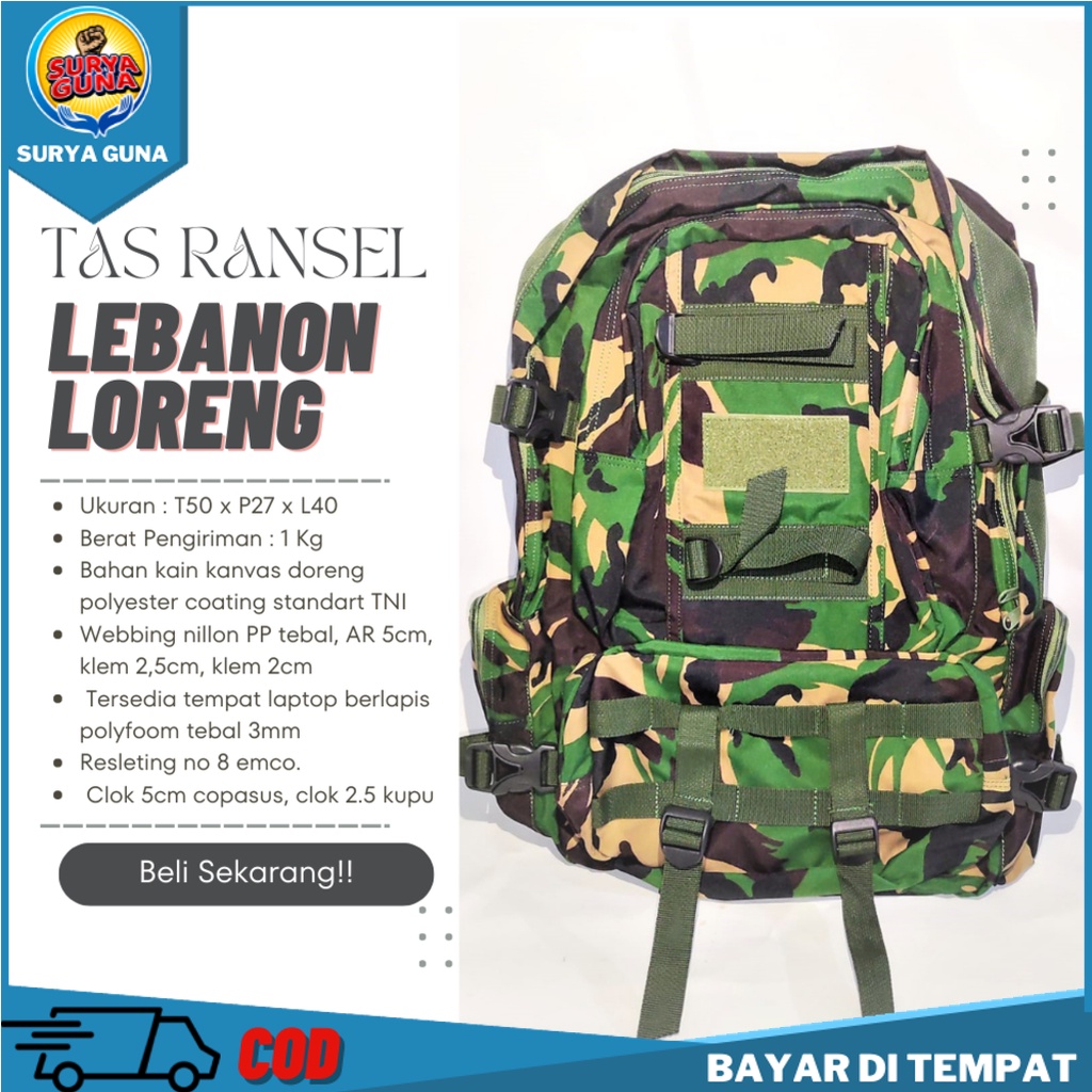 Lebanese Backpack Lebanese Striped Bag | Shopee Malaysia