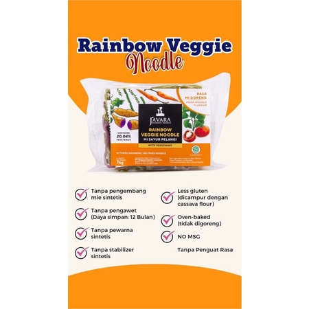 Javara Noodles rainbow Noodles rainbow veggie noodle | Shopee Malaysia