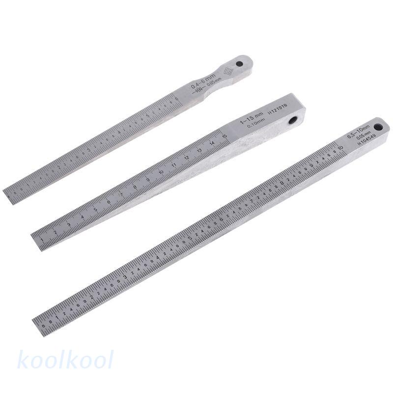 Taper Gauge Welding Feeler Wedge Gauge Hole Measure Tool 1-15mm 0.5 ...