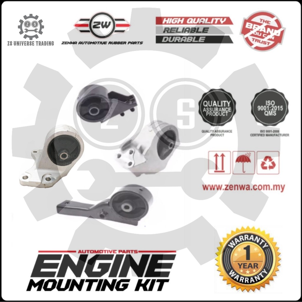 ZW Proton Saga BLM FLX Manual Engine Mounting Kit Set | Shopee Malaysia