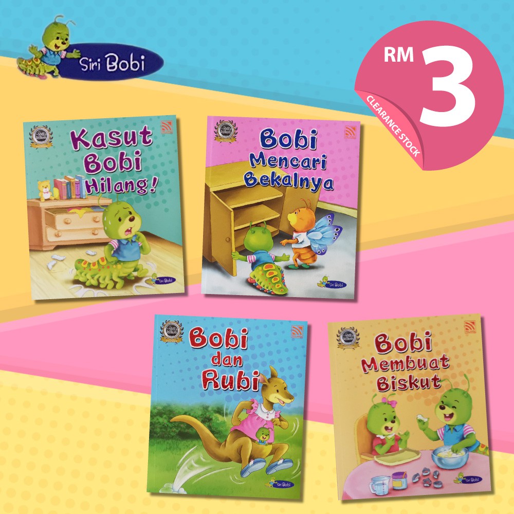 Siri Bobi Buku Cerita Clearance Stock Shopee Malaysia