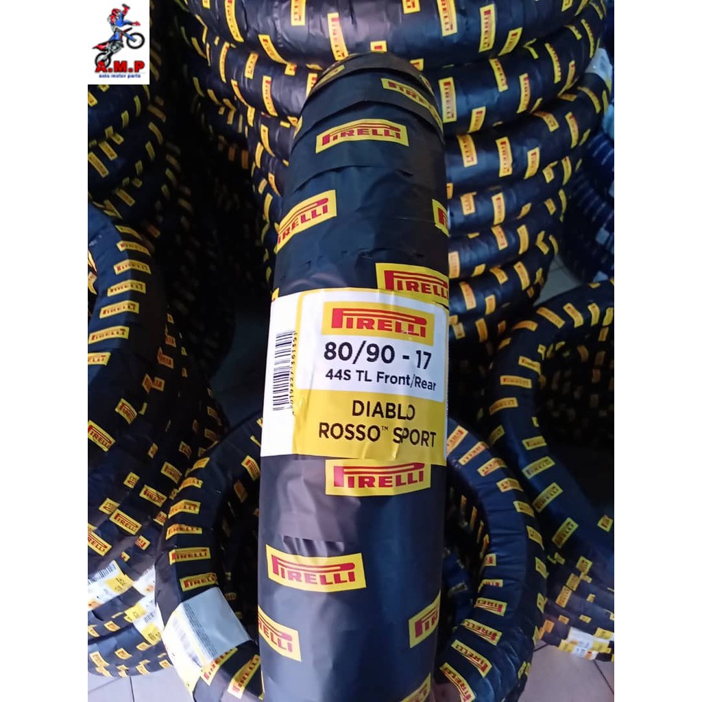 Pirelli Rosso Sport Tayar ( 2022 )TYRE y15 y15zr lc135 ninja 250 duke ...