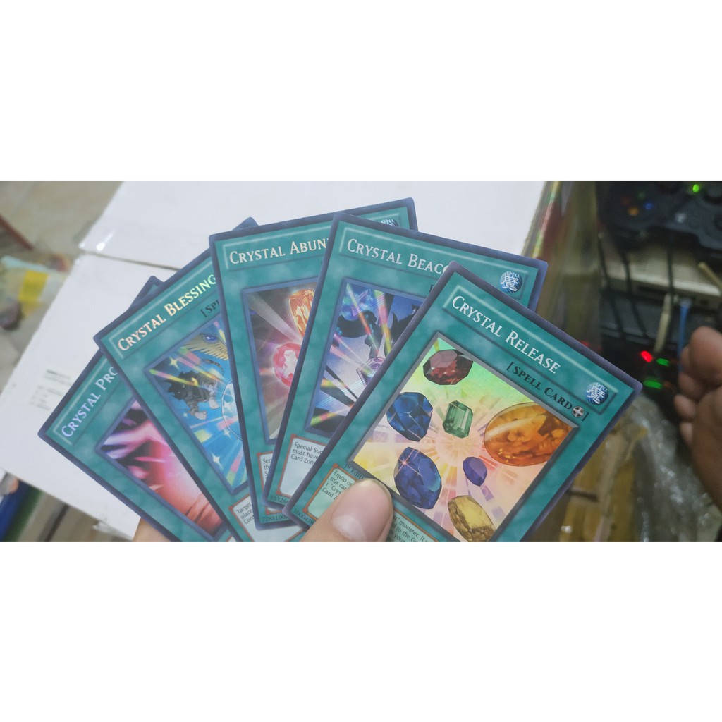 [Yugioh Tcg Cards] Crystal Spell set (Secret Rare Unlimited Edition ...