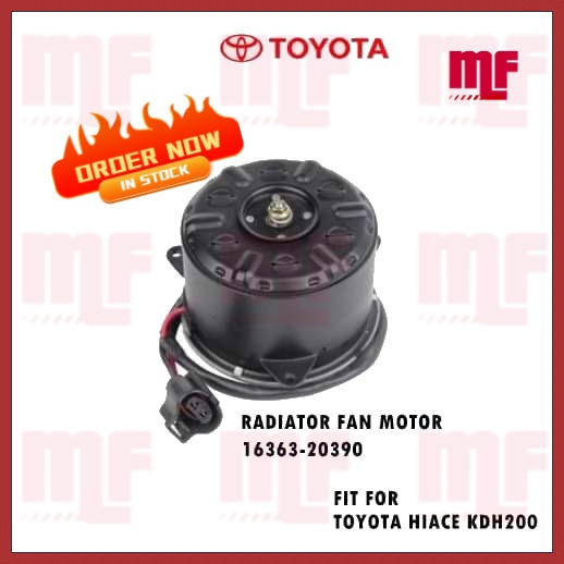 TOYOTA HIACE KDH200 RADIATOR FAN MOTOR (16363-20390) (168000-4781 ...