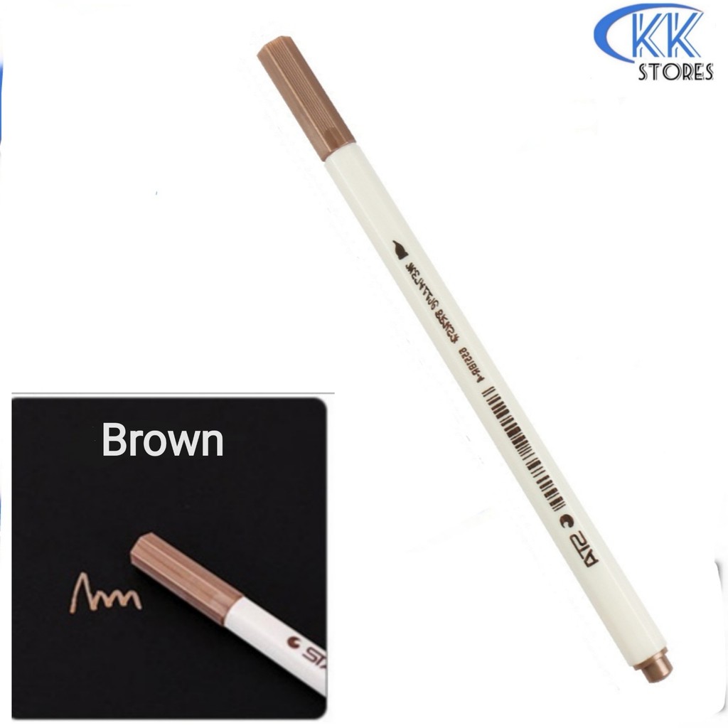 Marker Pen Drawing STA Premium Metallic Brush Marker Pen Drawing/ Pen ...