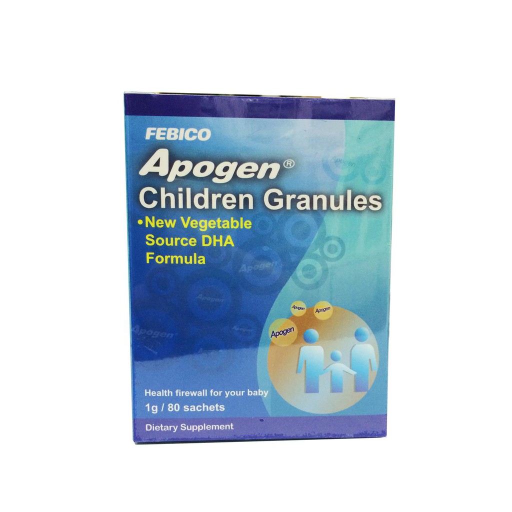 Febico Apogen® Children Granule 1g/80Sachets | Shopee Malaysia