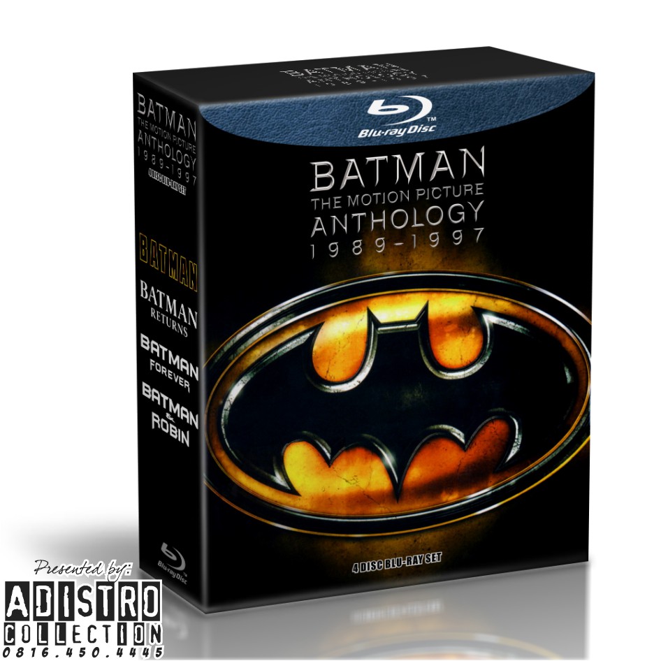Batman ANTHOLOGY Blu-Ray Film Edition BOX SET COMPLETE | Shopee Malaysia
