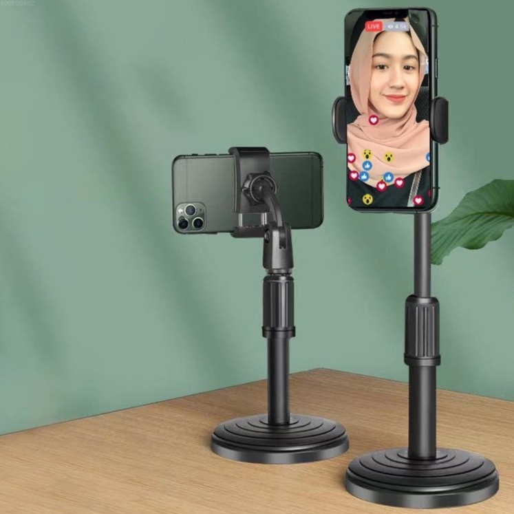 Phone Stand Holder Mini Table Kaki Fon Klip Meja Live Streaming Video ...