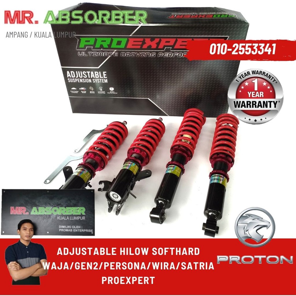 ADJUSTABLE HILOW BODYSHIFT / HILOW SOFTHARD PROEXPERT PROTON WAJA/GEN2 ...