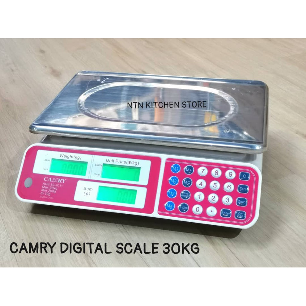 Camry Digital Commercial Price Scale 30kg / Penimbang Digital ...