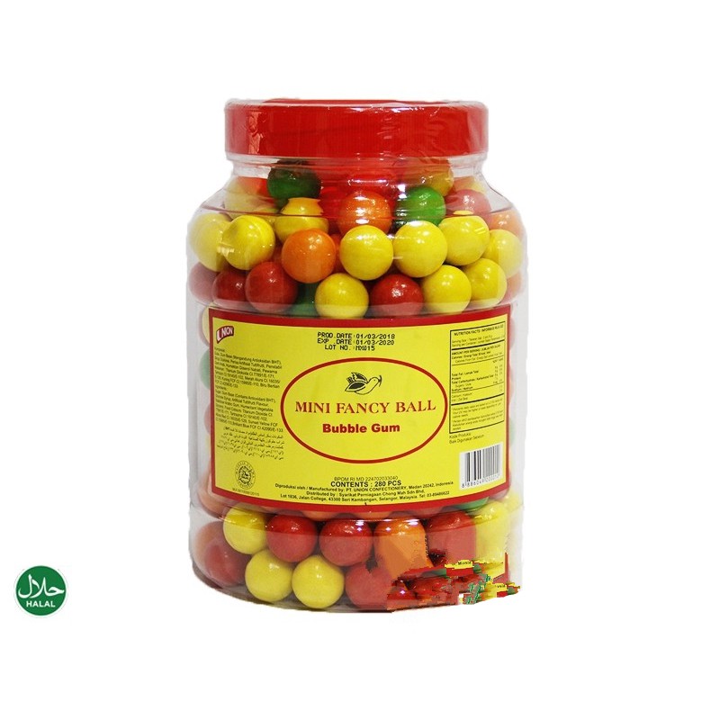 MINI FANCY BALL BUBBLE GUM 260PCS | Shopee Malaysia