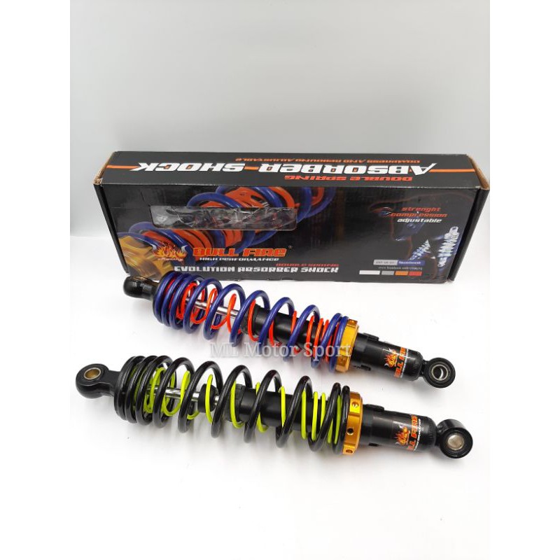 Bull Fire Double Spring Evolution Absorber Shock 330mm (Extra Spring ...