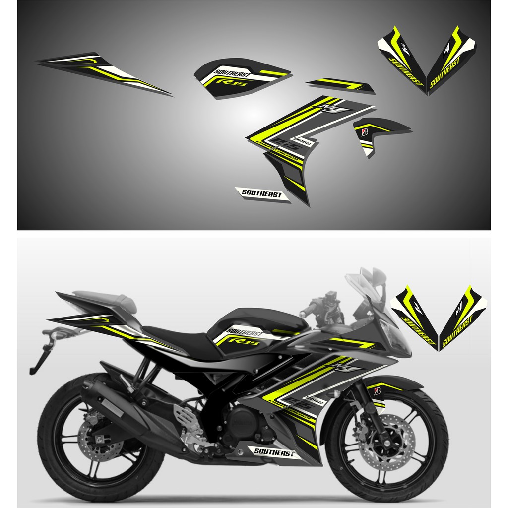 Latest Striping R15 V2 LINE ART | Shopee Malaysia