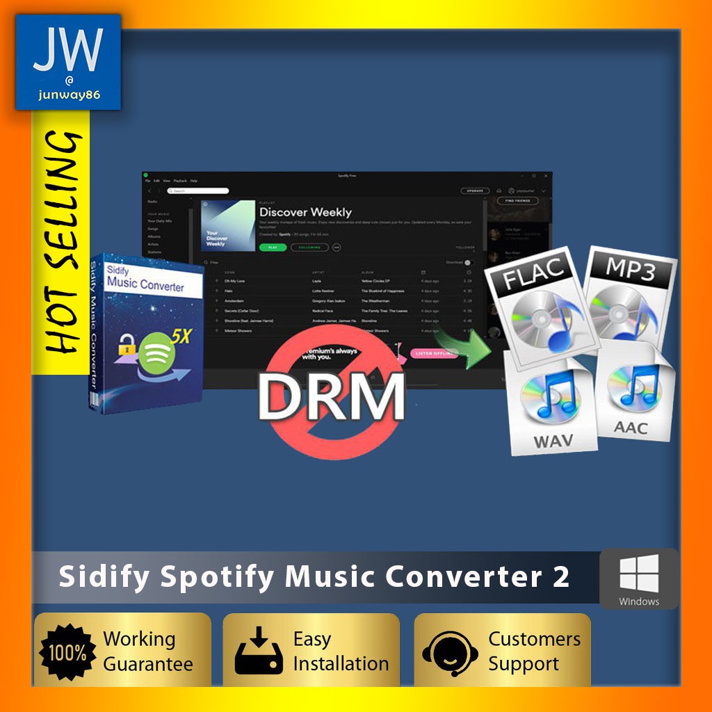 Sidify Spotify Music Converter 2.1 Full Version (Best Spotify Music to ...