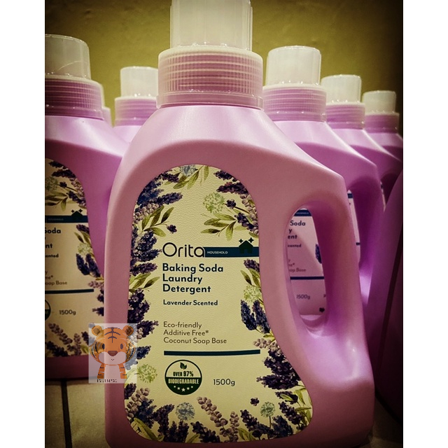 ORITA Baking Soda Laundry Detergent ( 1500g x 1 ) LAVENDER AND ROSE OR ...
