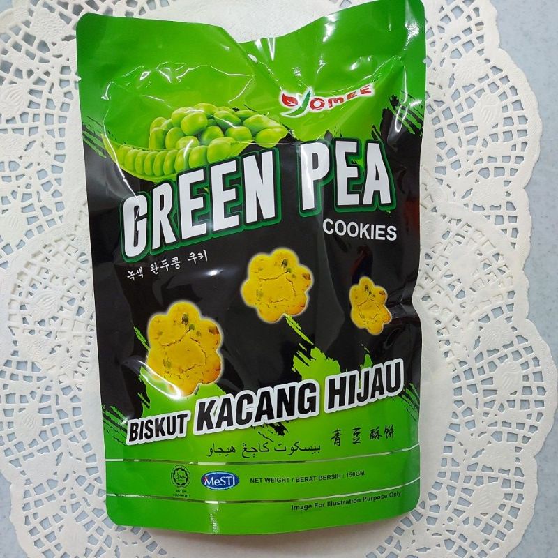 HALAL Yomee Salted Egg, Yam, Cheese, Green Peas Cookies | Shopee Malaysia