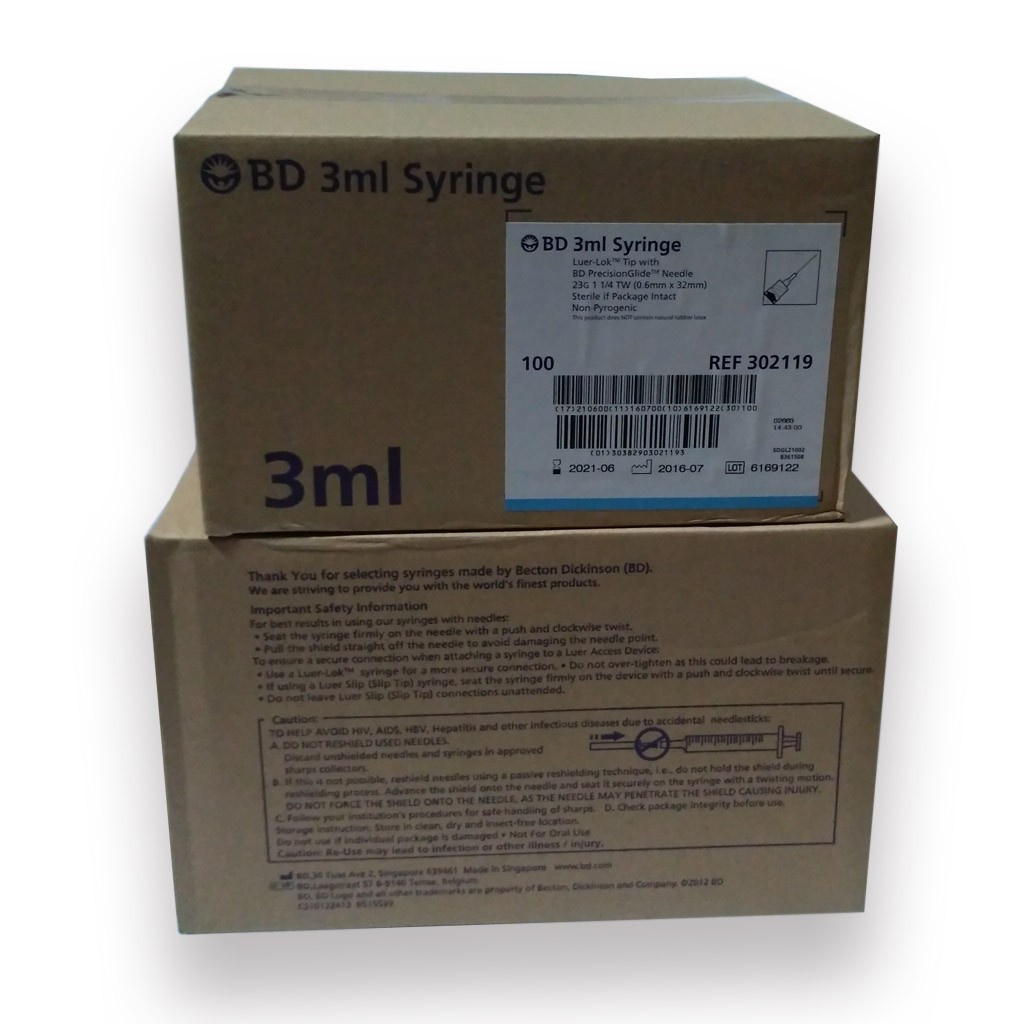 3cc Syringe / 3cc Syringe BD / BOX | Shopee Malaysia