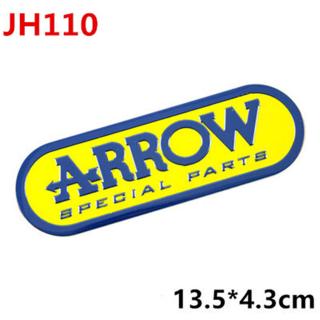 Exhaust Pipe Muffler Metal Aluminum Decal Personalized Modification ...