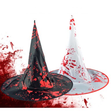 MSIA Ready Stock/ Halloween Bloody Magic Witch Hat Wizard Cosplay ...
