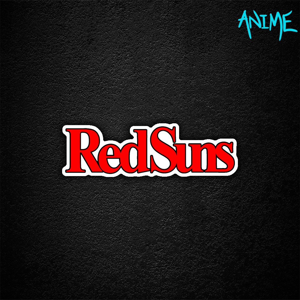 INITIAL D - Team Akagi RedSuns - Premium Fan-made Sticker (ANIME series ...