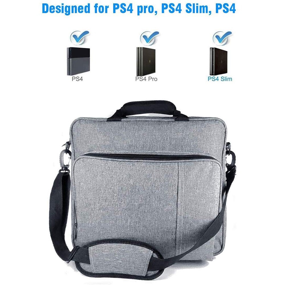 PS4 PRO/PS4 SLIM Game System Bag Canvas Carry Bag Case Protective ...