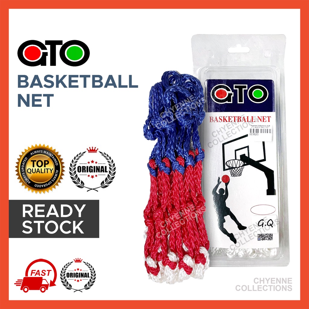 GTO Premium Basketball Net • Tournament Extra Thick 10 Loops • Jaring ...