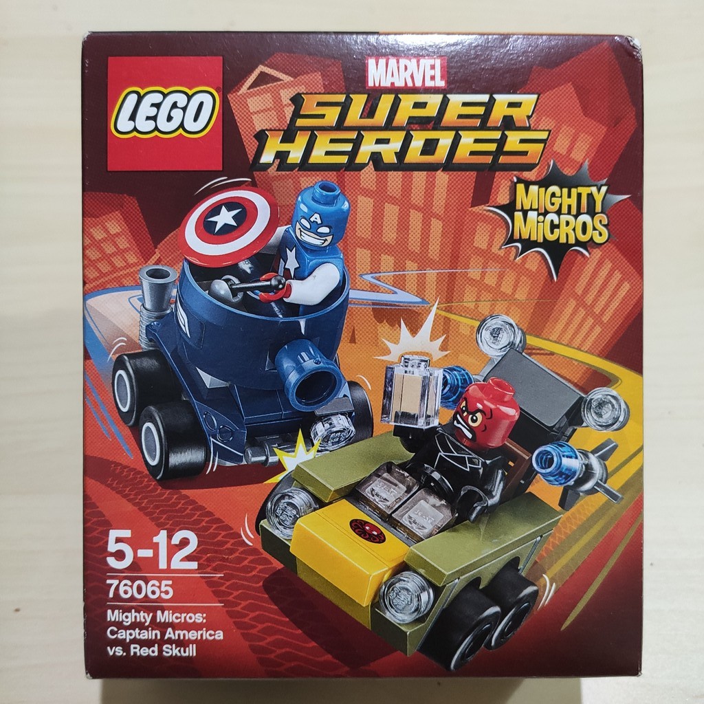 LEGO Marvel Super Heroes 76065 Mighty Micros: Captain America Vs Red ...