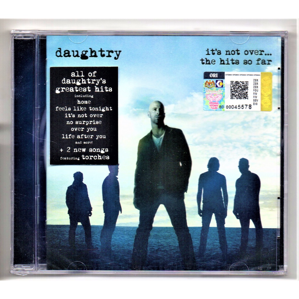DAUGHTRY - It's Not Over .. The Hits So Far ( CD ) | Shopee Malaysia