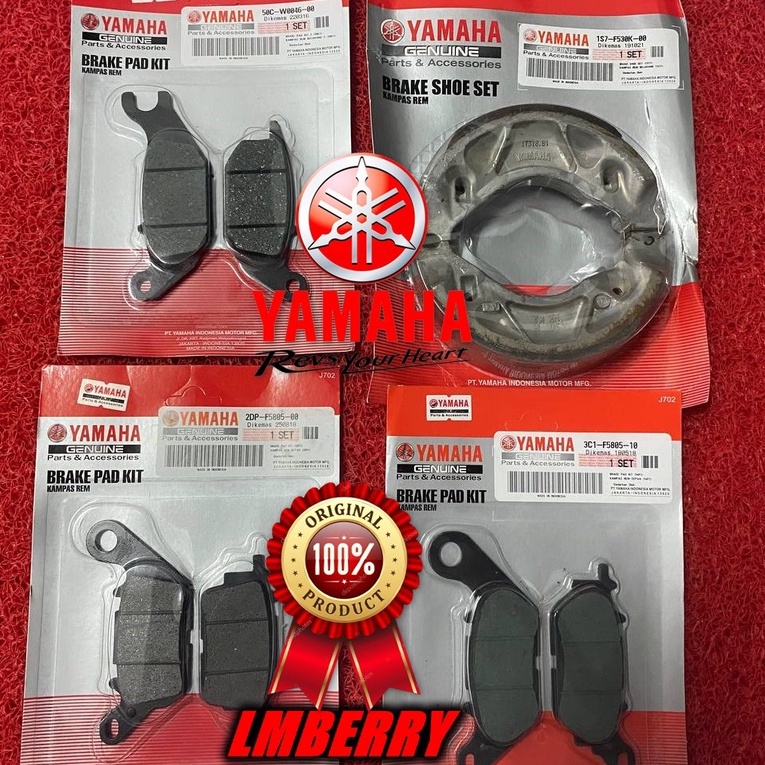 Brake Pad LC135 Y15ZR Lagenda 115Z Nouvo Ego – Original Yamaha Brake ...