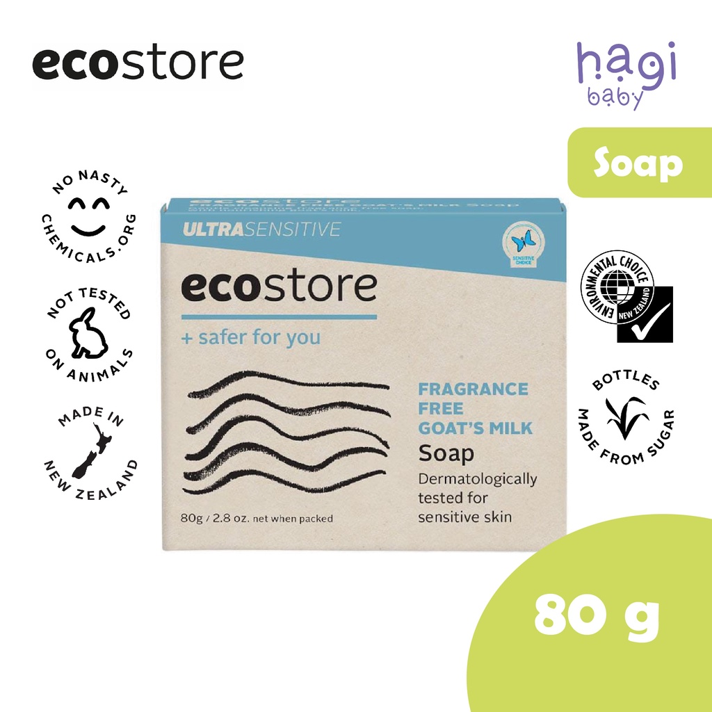 Ecostore Boxed Ultra sensitive Goat's Milk Soap 80 g | Shopee Malaysia