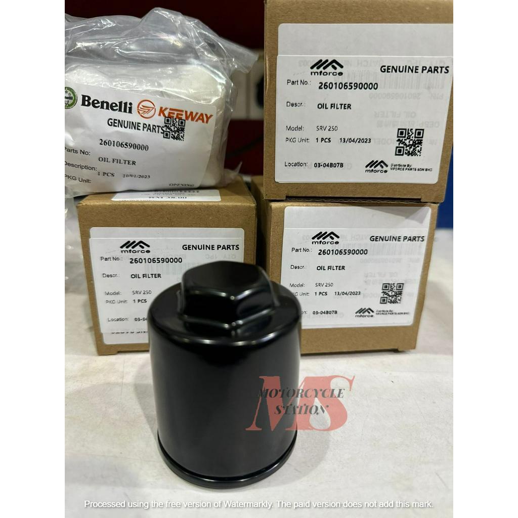 OIL FILTER WMOTO ES250I XDV250 XDV /QJ MOTOR SRV250 SRV QJMOTOR ...