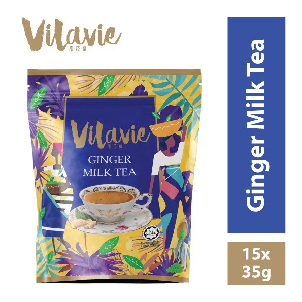 Vilavie Ginger Milk Tea, 30g x 12's | Shopee Malaysia