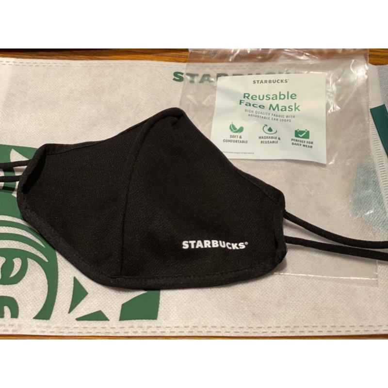 Starbucks reusable mask-black | Shopee Malaysia