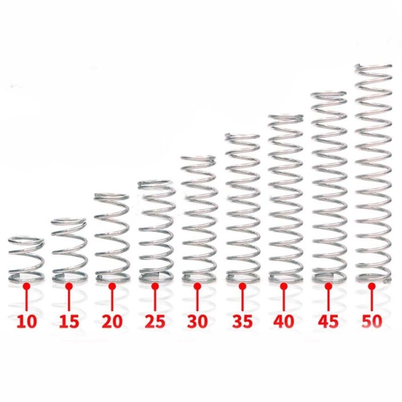 10pcs Stainless Steel Spring Compression Pressure Small Spring Diameter ...