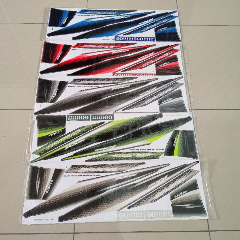 Yamaha SPARK RX135 Auto Clucth Body Sticker🔥LC135 V1🔥 | Shopee Malaysia