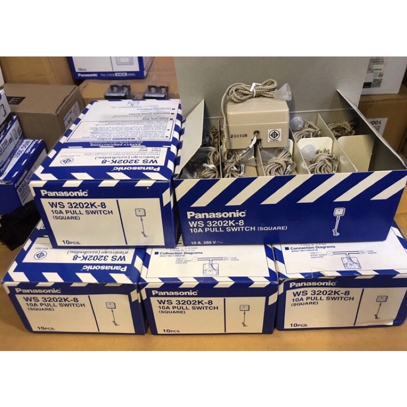 PANASONIC Twisted Switch Model WS3202K-8 Lift Box/10 Pcs. | Shopee Malaysia