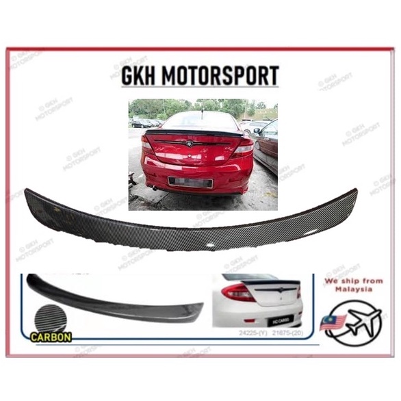 PROTON PERSONA OLD 2008 2010 2012 2014 ELEGANCE OEM ABS SPOILER ...